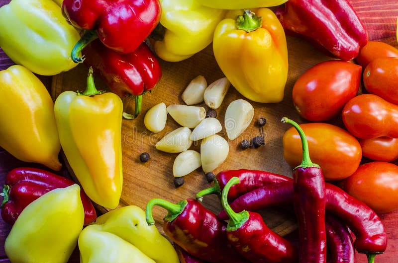 Vegetables and Sauce Adzhika Stock Image - Image of fiber, ingredient ...