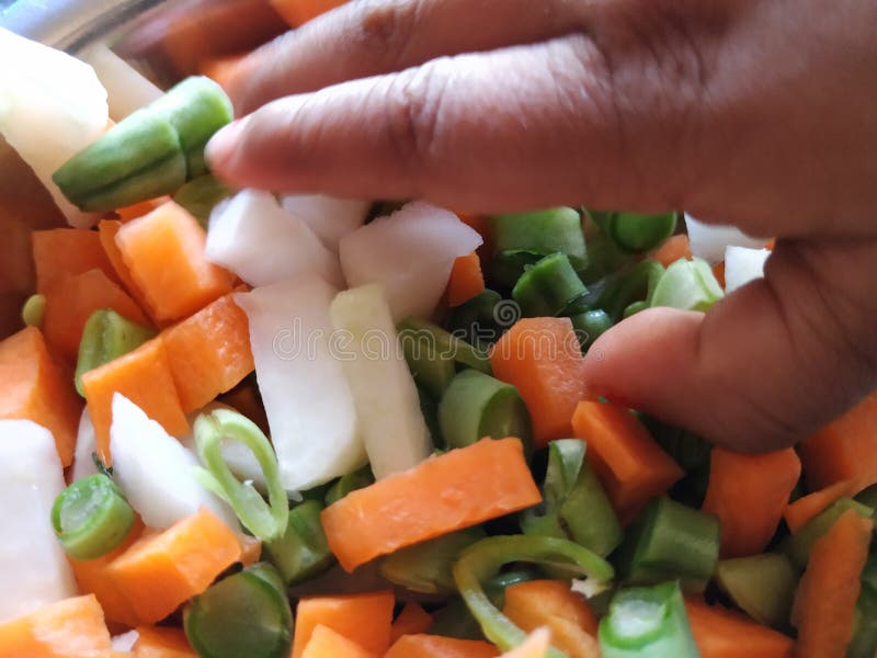 Vegetables Scattered on Black Cloth. Colorful Vegetable Texture and ...