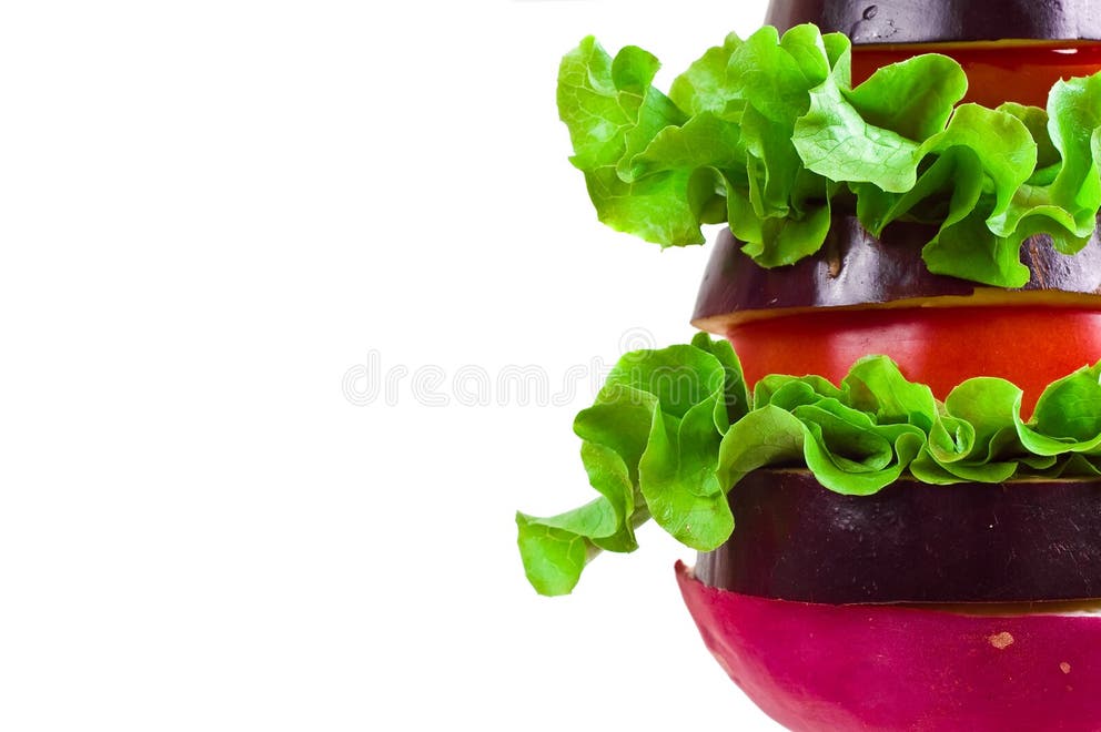 Vegetables on a spit stock image. Image of isolated, pepper - 6968133