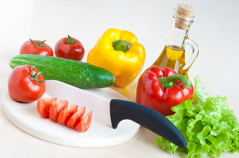 Vegetables - Healthy Food Still Life Stock Image - Image of white ...