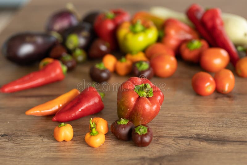 Vegetables on the table stock image. Image of vegan - 255540007