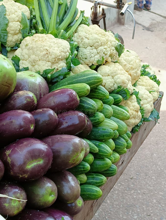 Vegetables van in road stock image. Image of food, road - 262895473
