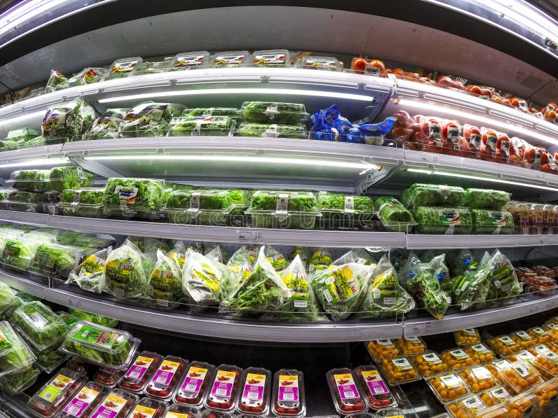 Fresh Supermarket Department Editorial Stock Photo - Image of fresh ...