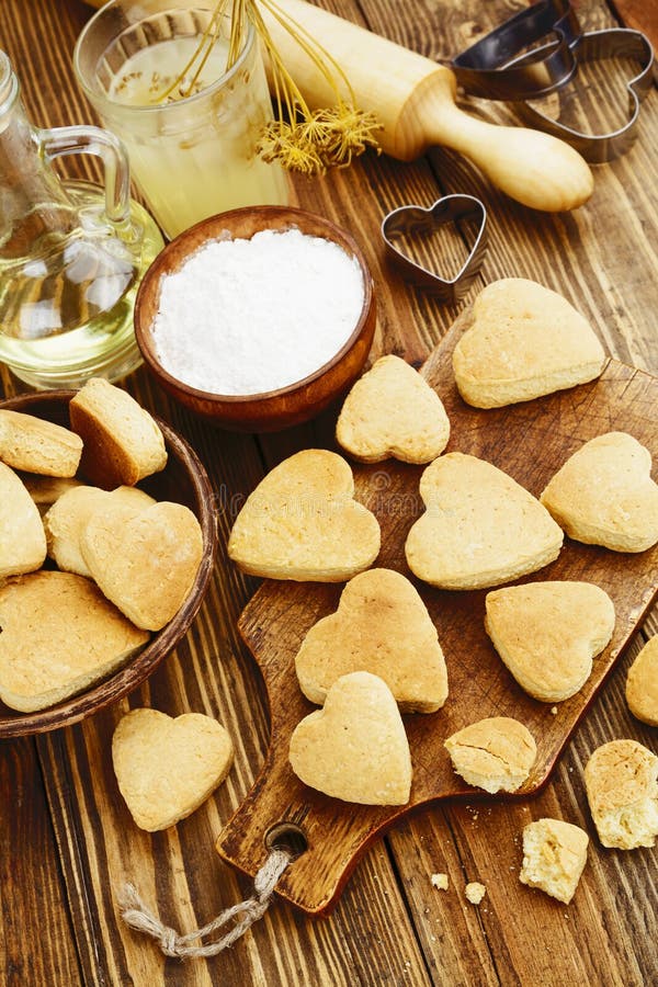 Vegetarian Cookies with Cucumber Pickle Stock Photo - Image of board ...