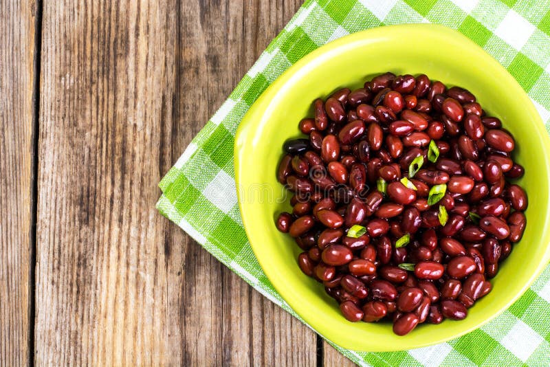 Vegetarian Dish of Red Bean Protein Stock Photo - Image of nature ...