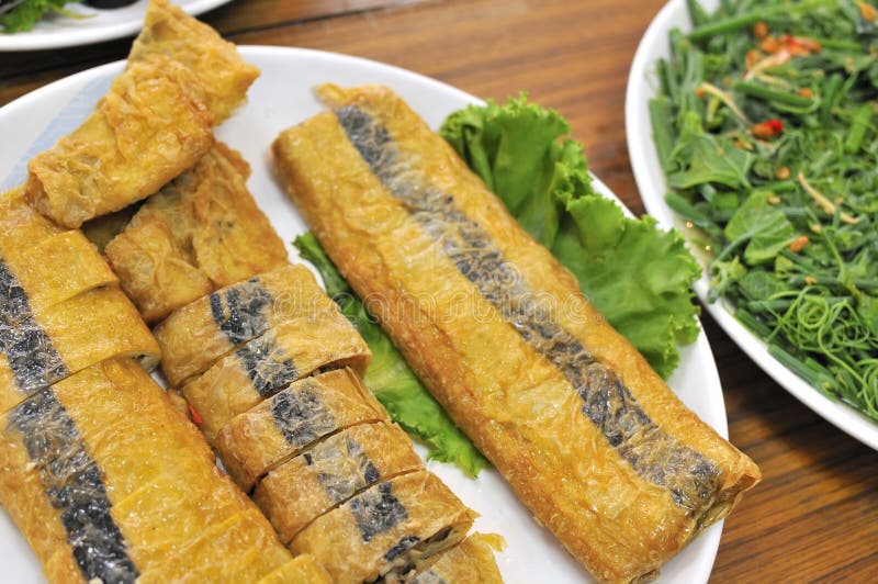 Vegetarian fish cuisine stock photo. Image of asian, ingredient - 19507226
