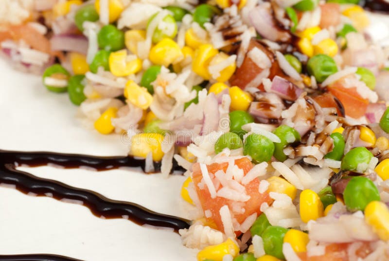 Vegetarian rice dish stock image. Image of organic, boiled - 17734409