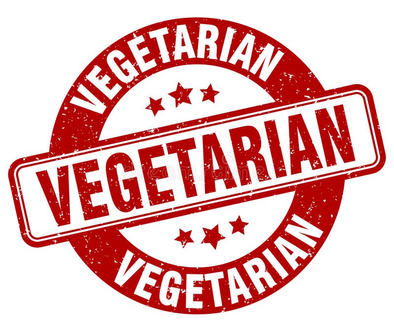 Vegetarian Stamp. Vegetarian Label. Round Grunge Sign Stock Vector ...