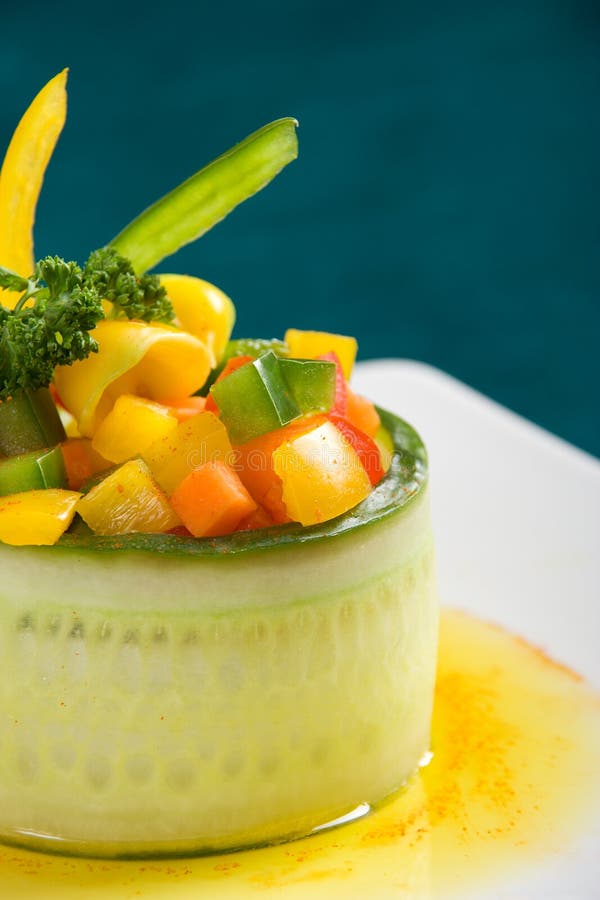 Vegetarian starter stock photo. Image of paprika, sauce - 1634176