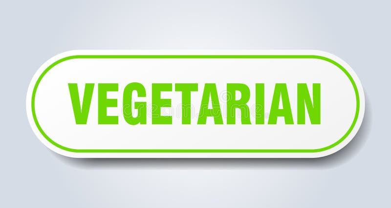 Vegetarian Sticker stock vector. Illustration of design - 17582516