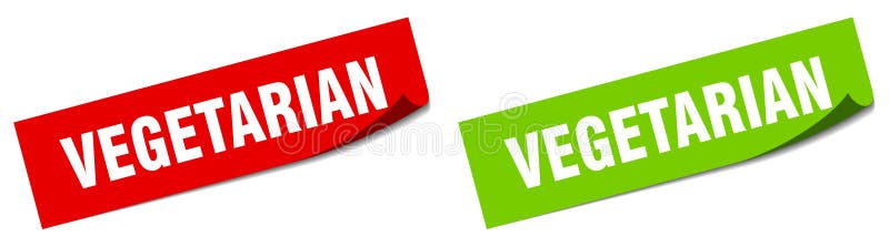 Vegetarian Sticker stock vector. Illustration of design - 17582516
