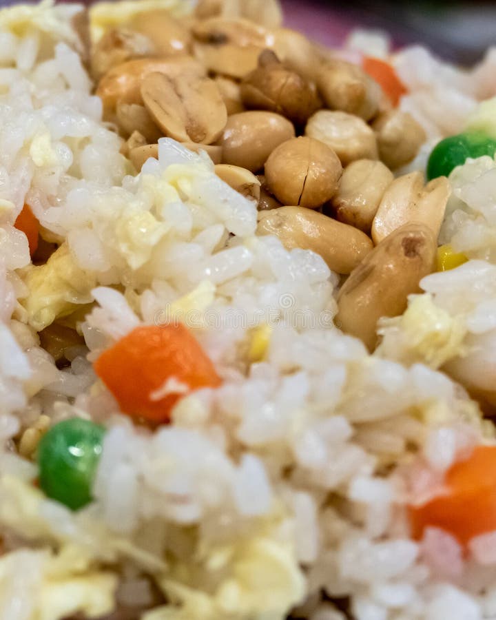Vegetarian Stir Fry with Peanuts Stock Image - Image of vegetable, food ...