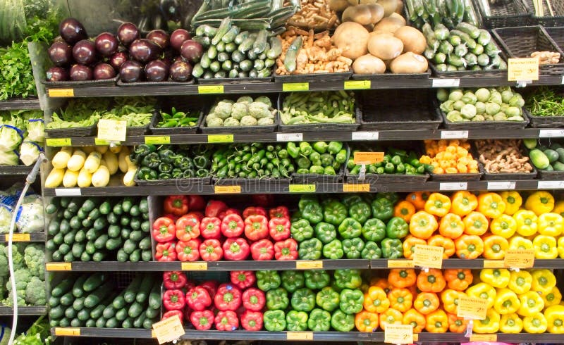 Veggies on Display editorial stock photo. Image of produce - 153035978