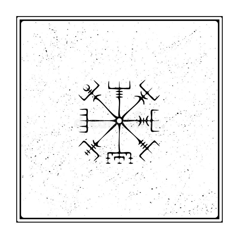 Viking Vegvisir Stock Illustrations – 410 Viking Vegvisir Stock ...