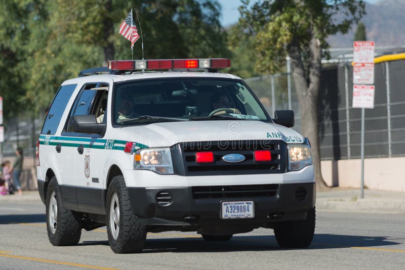 Vehículo de Forest Service imagen editorial. Imagen de unido - 62218795