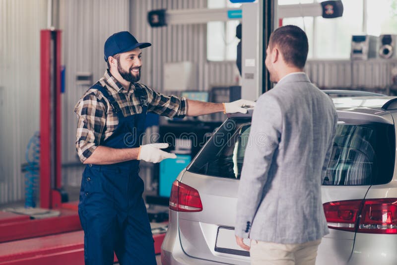 Vehicle Breakdown, Check, Inspection, Engineering Concept. Cheer Stock ...