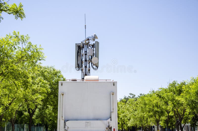 Antenna Feeder Path To Antennas of High-frequency Equipment for Stock ...