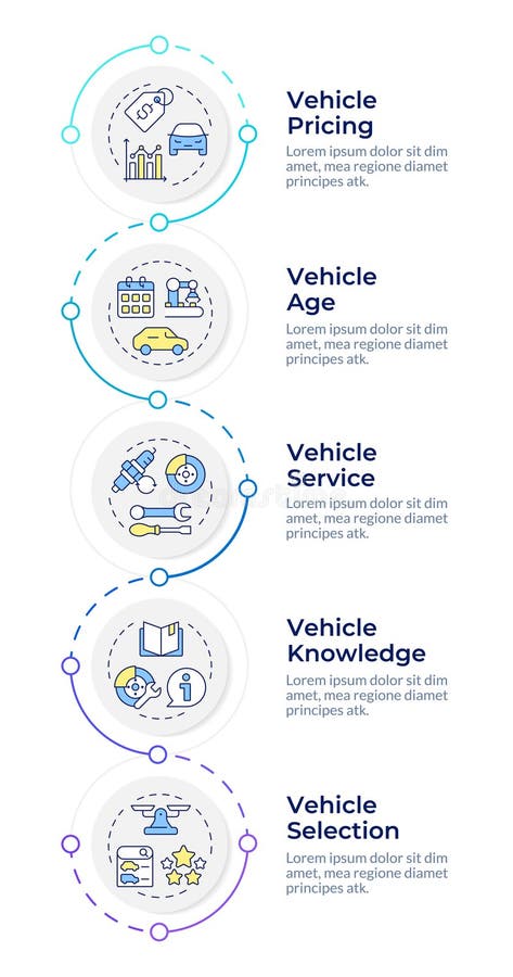 Vehicle Evaluation Infographic Design Template Stock Illustration ...
