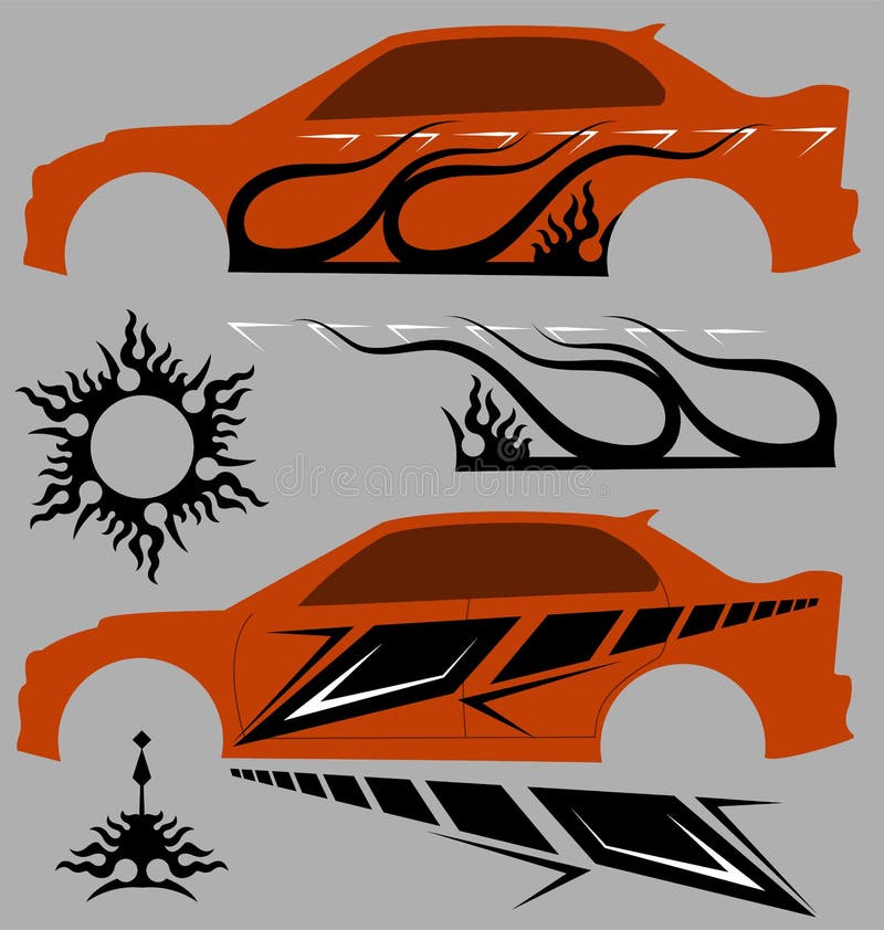 Vehicle Graphics, Stripe : Vinyl Ready Stock Vector - Illustration of ...