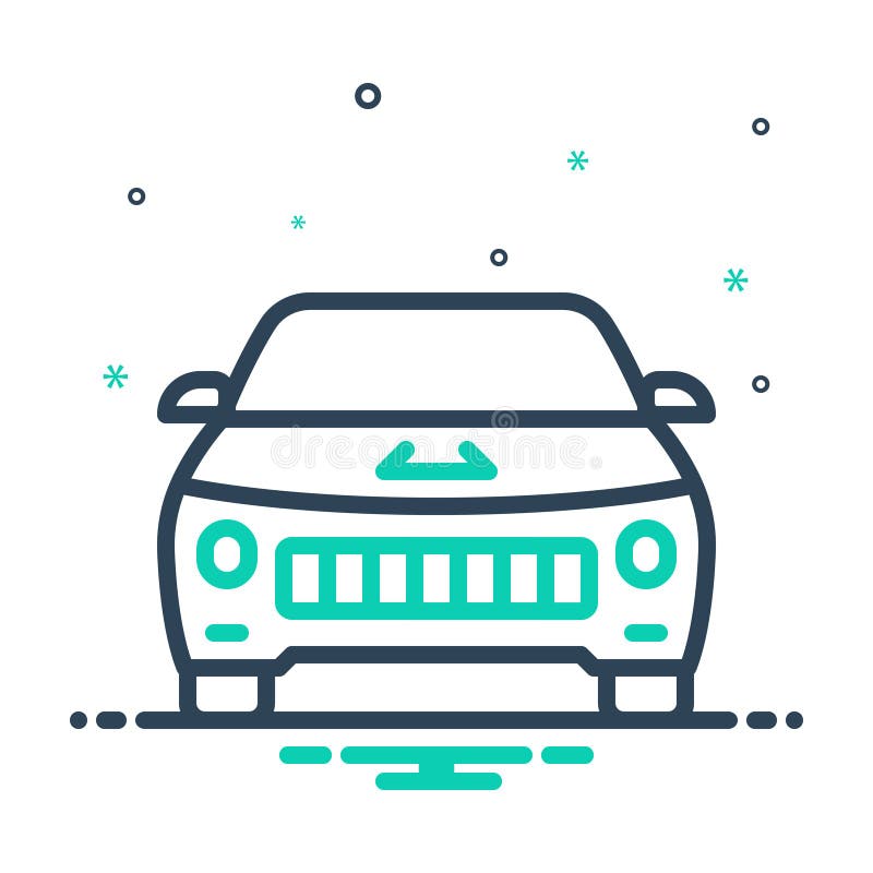 Mix Icon for Vehicle, Conveyance and Carriage Stock Vector ...