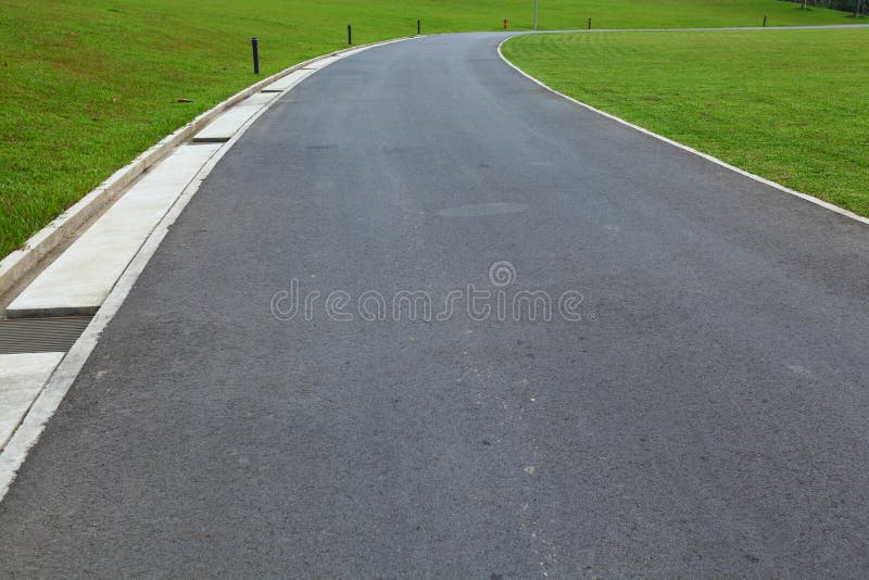 Path in golf course stock photo. Image of field, meadow - 30236906