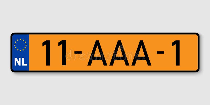 Vehicle Registration Plates Stock Image - Image of identifier, band ...