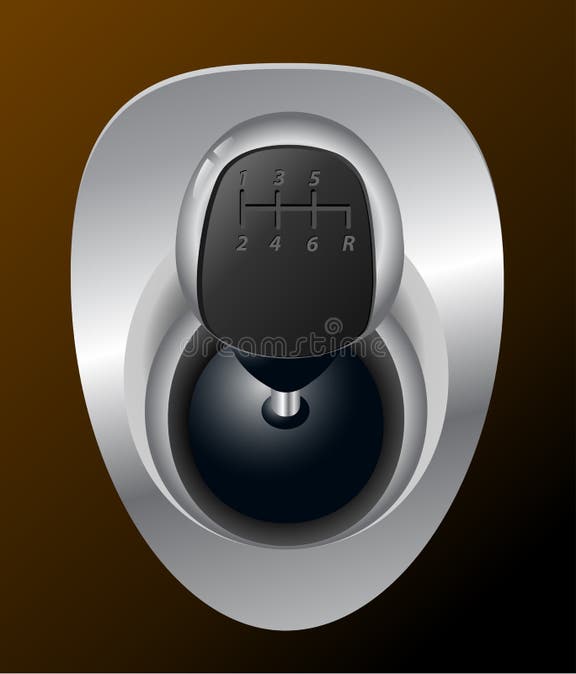 Vehicle S Speed Gear Vector Illustration Stock Vector - Illustration of ...