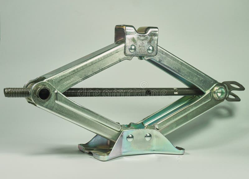 Vehicle jack. stock photo. Image of iron, service, lifter - 73308506