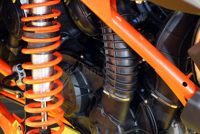 Vehicle shock absorber stock image. Image of absorber - 92167869