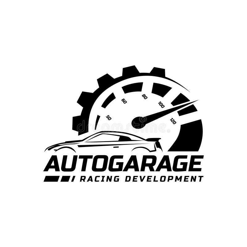 Car Racing Logo Template Design Isolated Stock Vector - Illustration of ...