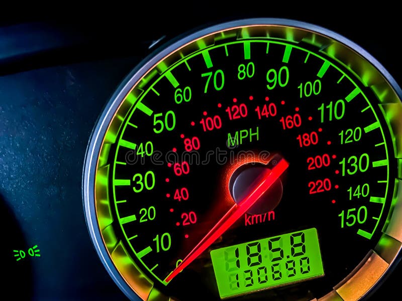 Car speedometer stock photo. Image of speedo, indicator - 240109836