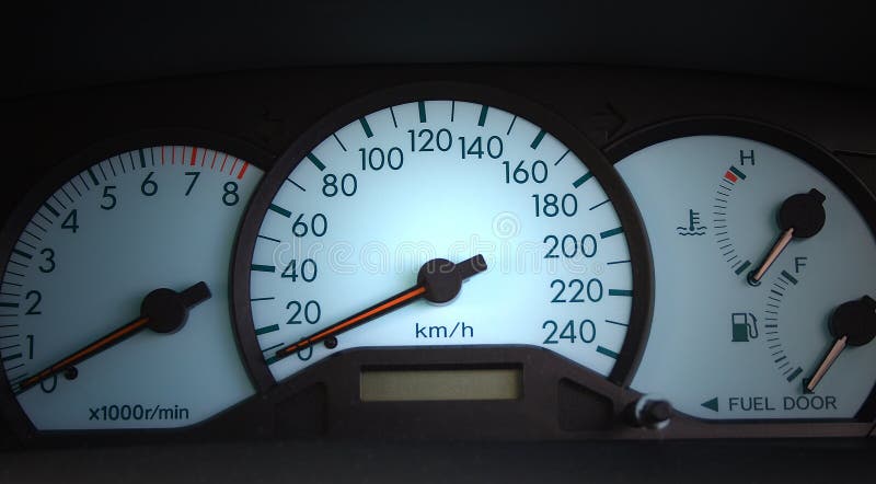 Vehicle speedometer stock image. Image of round, gauge - 4279339