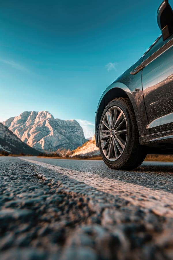 A Vehicle Stopped on the Edge of the Road, Perhaps Awaiting Assistance ...