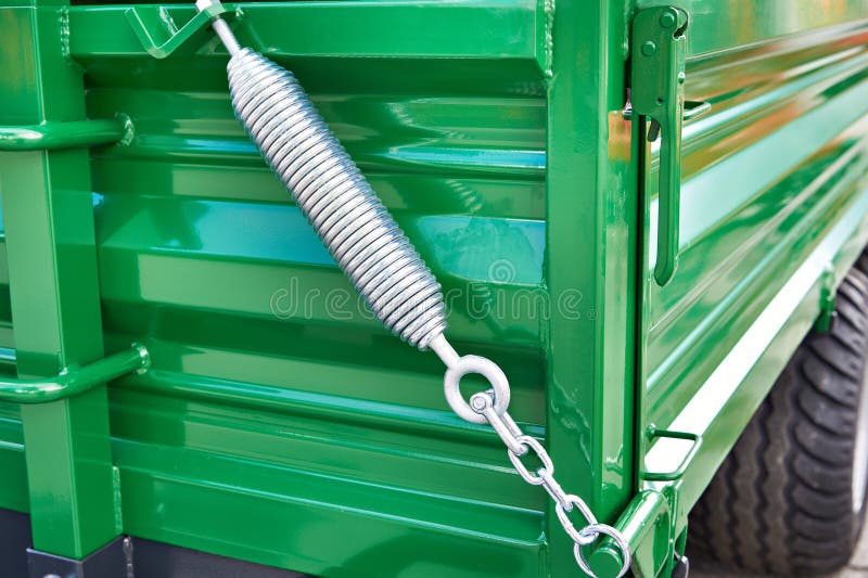 Vehicle Tailgate Lock Spring Stock Image - Image of engineering ...