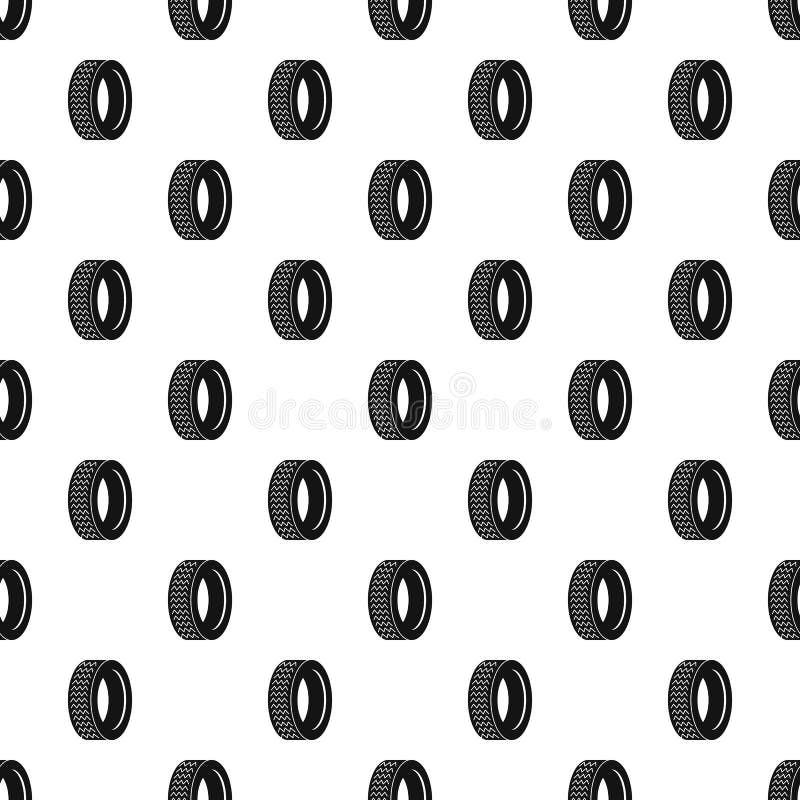 Vehicle Tire Pattern Seamless Vector Stock Vector - Illustration of ...