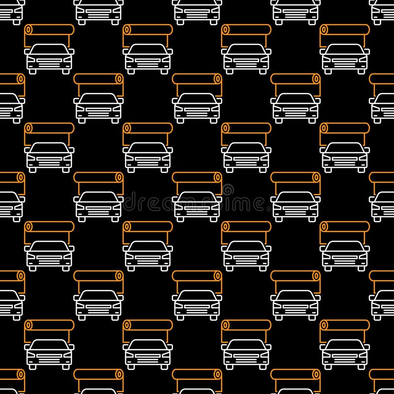 Vehicle Vinyl Wrapping Dark Seamless Background - Vector Pattern with ...