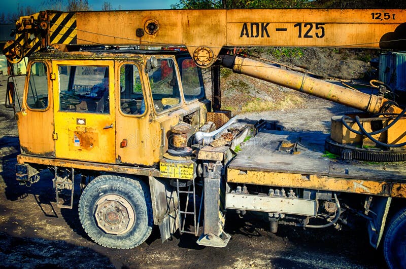Vehicle, Yellow, Construction Equipment, Motor Vehicle Stock Image ...