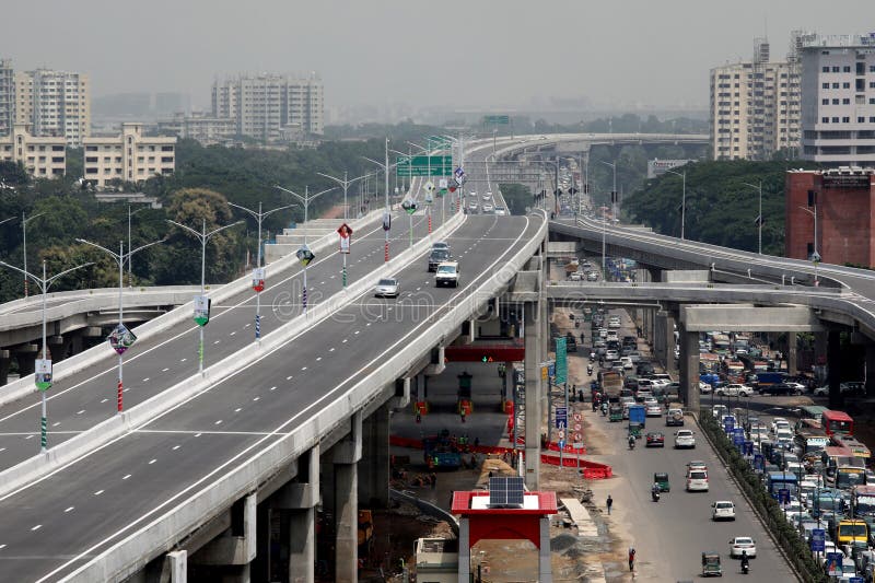 First Elevated Expressway Opens in Dhaka, Bangladesh Editorial Photo ...