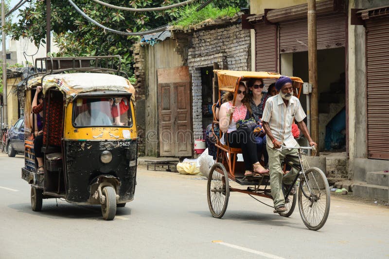Vehicles Run on Street in Amritsar, India Editorial Photo - Image of ...