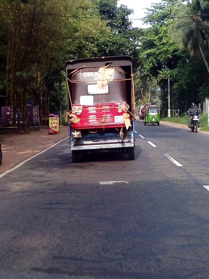 Small Lorry Loaded with One Big Red Tomato Stock Photo - Image of lorry ...