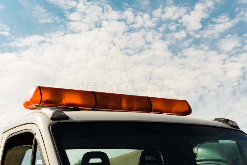 Yellow flashing light 2 stock image. Image of yellow - 24366587