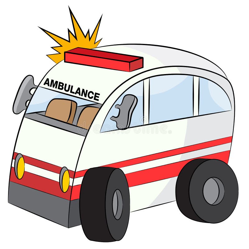 Veicolo di emergenza illustrazione vettoriale. Illustrazione di ...