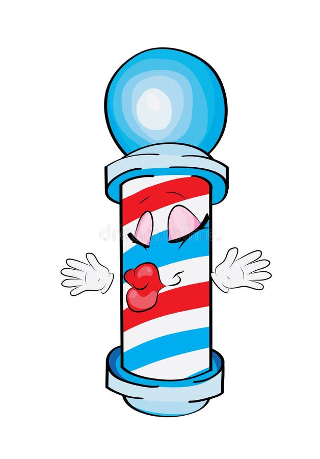Barber Pole Cartoon Stock Illustrations – 316 Barber Pole Cartoon Stock ...