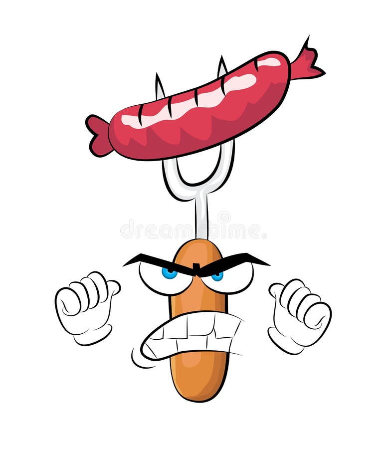Angry Sausage Stock Illustrations – 139 Angry Sausage Stock ...