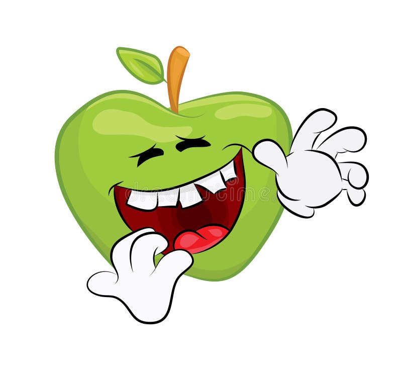 Laughing Apple Stock Illustrations – 298 Laughing Apple Stock ...