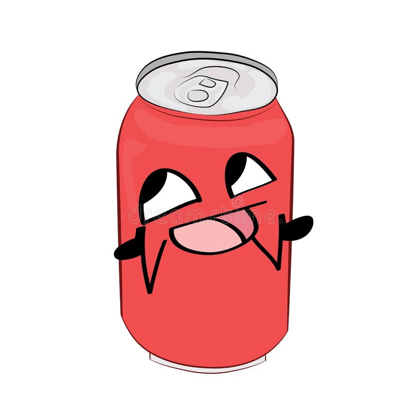 Happy drink cartoon stock illustration. Illustration of happy - 48729181