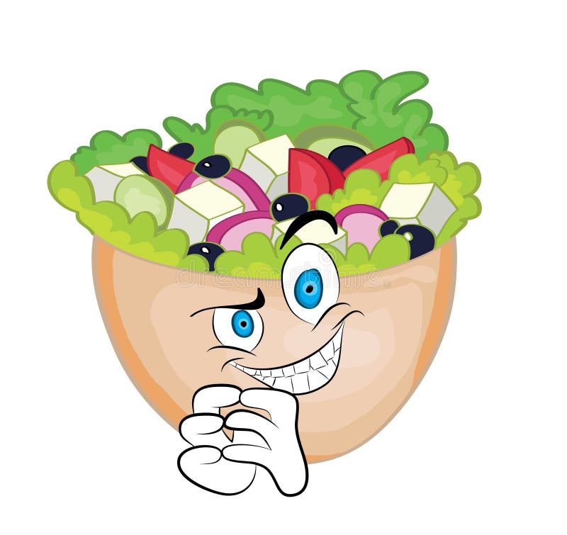 Caesar Salad Cartoon Stock Illustrations 104 Caesar Salad Cartoon