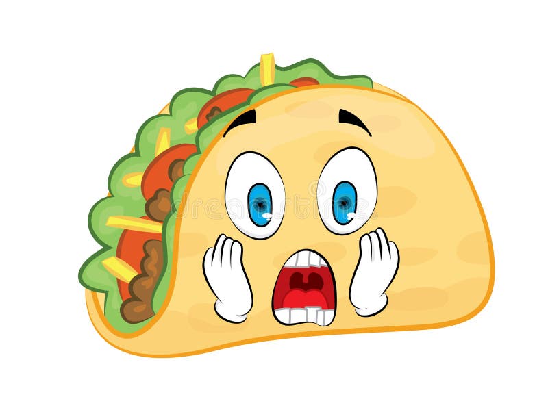 Scared Taco Stock Illustrations – 12 Scared Taco Stock Illustrations ...