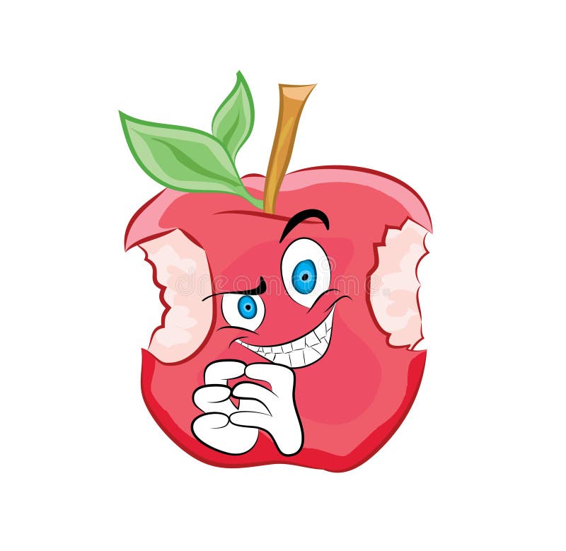 Half Bitten Apple Stock Illustrations – 253 Half Bitten Apple Stock ...