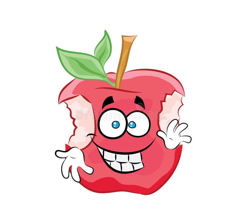 Half Bitten Apple Stock Illustrations – 253 Half Bitten Apple Stock ...